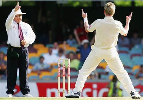 Ian Howell Gives Brian Lara Out Lbw To Brett Lee Espncricinfo