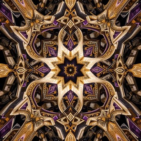 Free Gothic Kaleidoscope Pattern Image Geometric Gothic