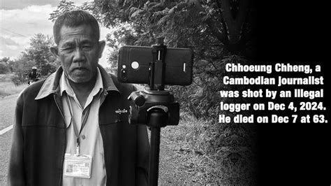 Cambodias Forests Lost Another Defender Environmental Journalist