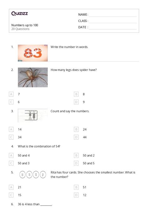 Three Digit Numbers Worksheets For St Class On Quizizz Free