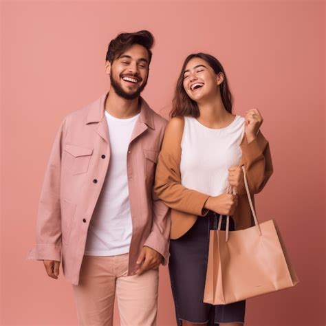 Premium Ai Image Photograph Of Laughing Couple Generative Ai