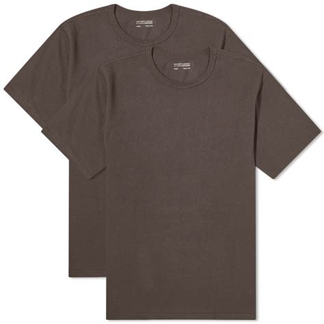 Lady White Co Mens Tubular T Shirt 2 Pack In Black Mushroom Lady