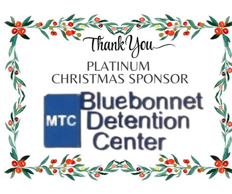 Anson 🎄 ️ A Huge Thank You To Mtc Bluebonnet Detention Center ️🎄 The