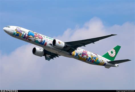 JetPhotos On Twitter EVA Airs Sanrio Characters Livery 777 Departing