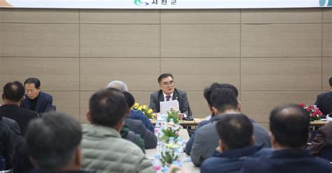 김기웅 서천군수 군민과의 대화 18일까지 이어진다
