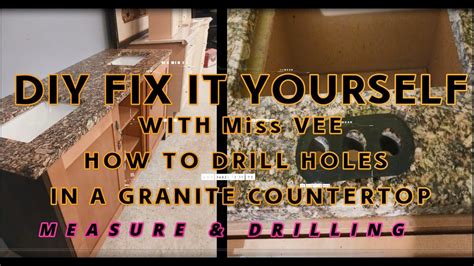 Can You Drill Holes In Granite Countertop At Terence Fanning Blog