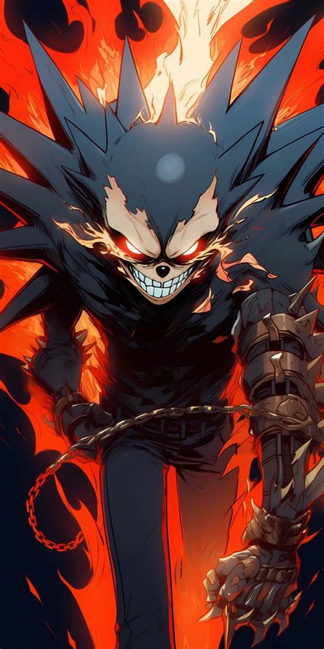 Sonic X Ghost Rider 1080p Anime Wallpaper Awesome Anime Cool Anime Wallpapers