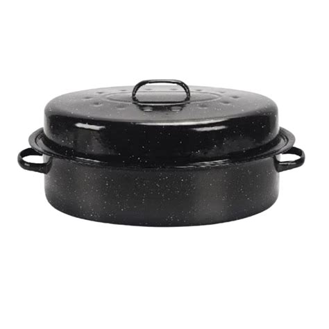 Panela Oval Ca Arola Assadeira Preta Forno Grelha Litros Shopee Brasil