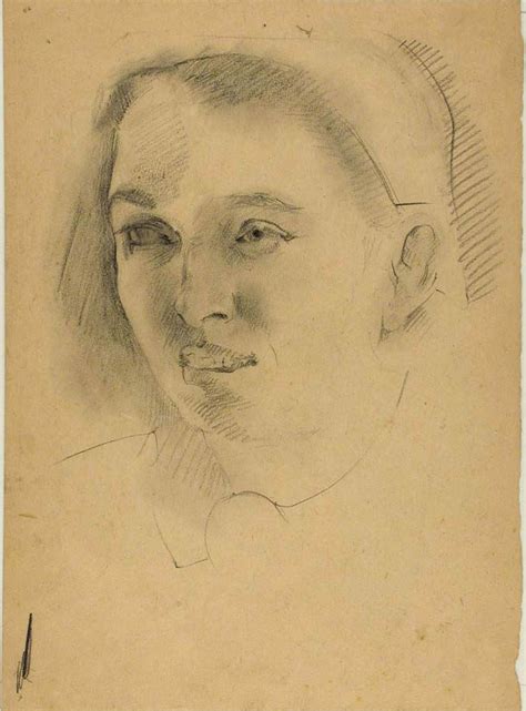 Friedl Dicker Brandeis 1898 1944 Portrait Of A Woman Terezin