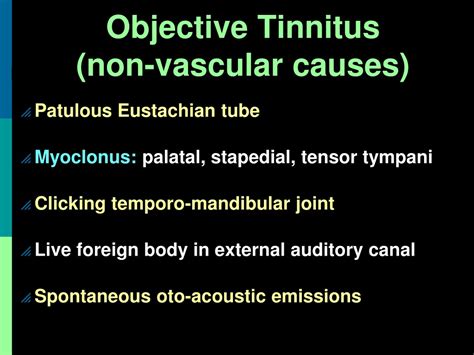 Ppt Tinnitus Aurium Powerpoint Presentation Free Download Id993560