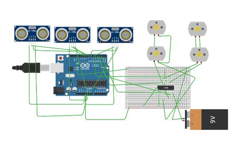 Circuit Design Robot Tinkercad