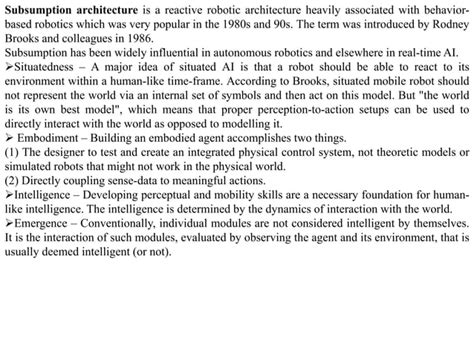 Architecture For Intelligent Agents Logic Based Architecture Logic