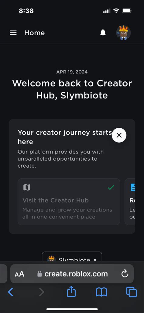 Mobile Header Breakpoints Are Inconsistent Between The Creator Hub And