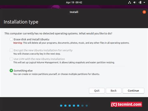 Installation Of Ubuntu Disco Dingo Desktop On Uefi Firmware Systems