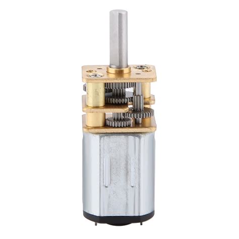 New N20 Dc3v 6v 12v 50 2000rpm Speed Reduction Gear Dc Motor With Metal