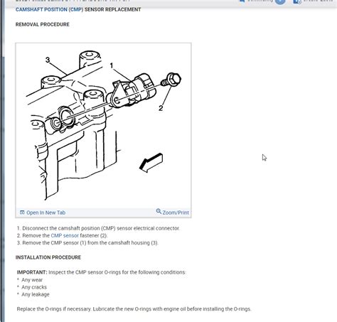 Code P Camshaft Position Sensor Location Needed