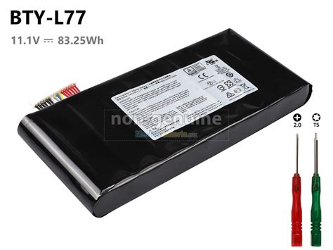 Batería MSI BTY-L77 de alta calidad en México | Mexicobateria.mx