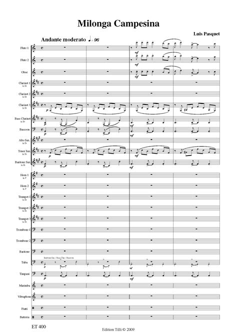 Milonga Campesina Edition Tilli