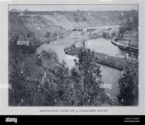 Abandoned Locks On A Canalized River From The Article Russias System