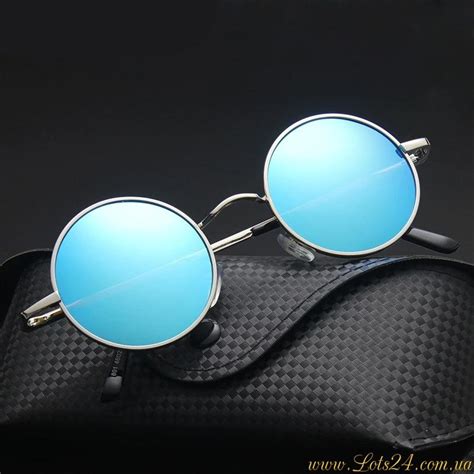 Сонцезахисні поляризаційні окуляри як у джона ленона мікі рурка леона кілера ретро хіпі стимпанк