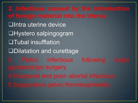 Pelvic Inflammatory Disease Obstetrics And Gynaecological Nursing Ppt