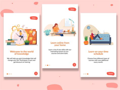Learning App Intro Screen UI By Nidhi On Dribbble