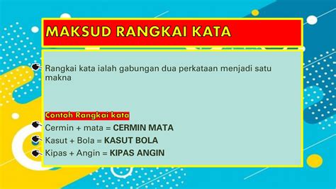 Contoh Rangkai Kata Bahasa Melayu Bahasa Melayu Tahun