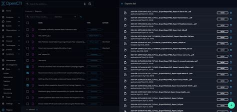 Manual Export Opencti Documentation