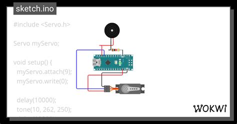 Arduino Nano Servo Wokwi Esp32 Stm32 Arduino Simulator