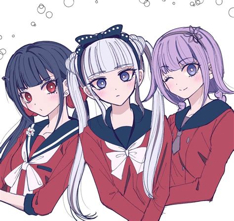 Harukawa Maki And Kurumi Wendy Danganronpa And 3 More Drawn By Satori