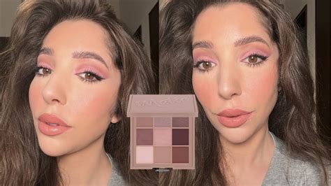 New Huda Beauty Cool Matte Obsessions Easy Graphic Eye Makeup