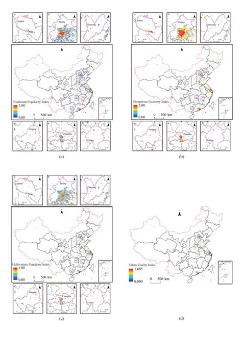 Spatial Distribution Of Uvi Of Urban Areas In China At Grid Scale A Download Scientific