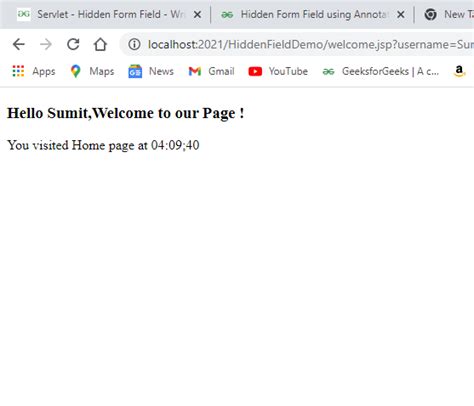 Servlet 隐藏的表单域 码农参考
