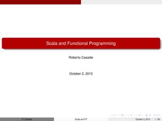 Functional Programming In Scala Notes PPT