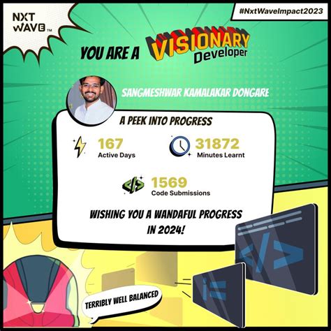 Sangmeshwar Dongare On Linkedin Nxtwaveccbp Nxtwaveimpact2023