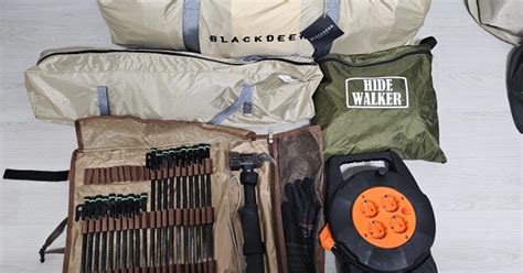 텐트타프바닥방수포릴선캠핑팩and망치 사동 스포츠레저 당근 중고거래