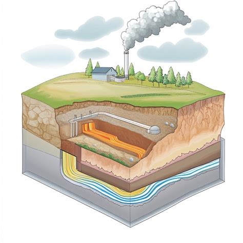 Un Diagrama Educativo Que Muestra El Proceso De Extracción De Energía