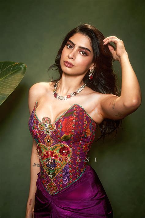 Khushi Kapoor In Our Dil Kusha Ursa Corset Set Torani India
