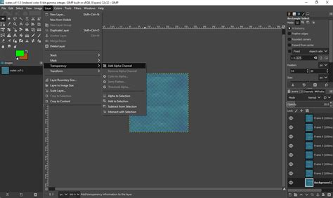 Transparency Opacity Not Altering In For GIF In GIMP Graphic Design Stack Exchange
