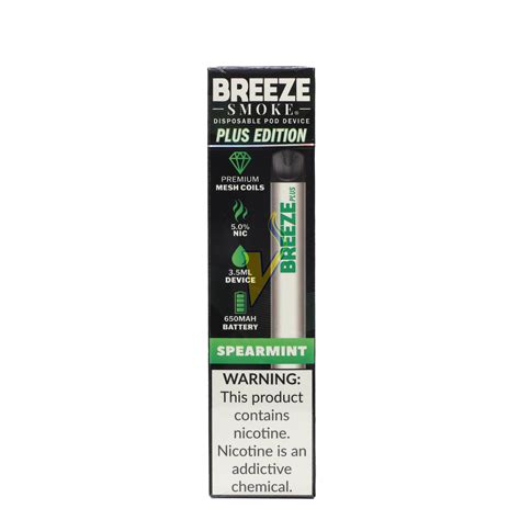 Breeze Plus Edition Disposable Vape The Vapor Shoppe