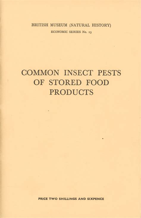 Common Insect Pests Of Stored Food Products A Guide To Their
