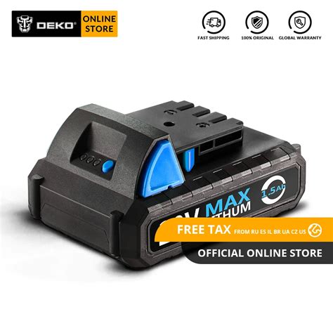 Original DEKO Battery20V B 20V MAX 1500mAh Lithium Ion Battery Pack for ...