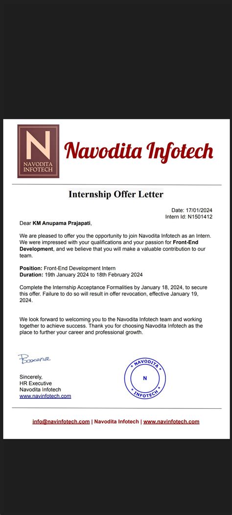 anupama prajapati on linkedin navodita internship newbeginnings