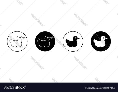 Duck Toy Icon Royalty Free Vector Image Vectorstock