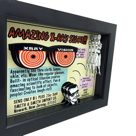 Xray Specs Vintage Comic Book Ad 3d Art Xray Glasses Vintage Etsy