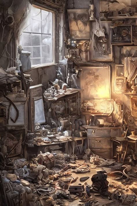 Messy Computer Room Stock Illustrations 552 Messy Computer Room Stock