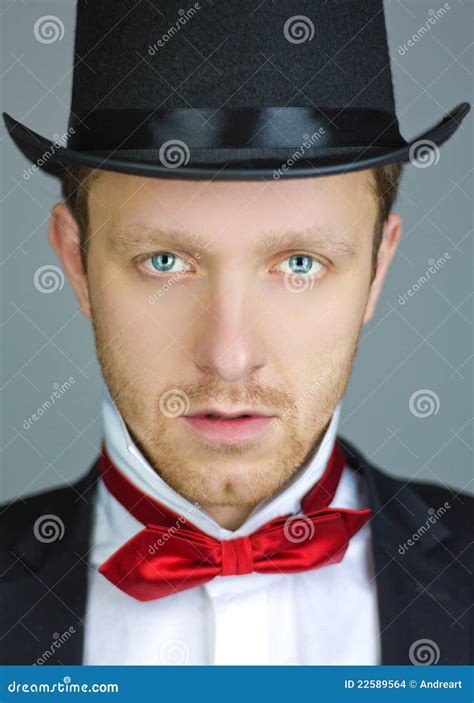 Man With Tuxedo And Top Hat Stock Images Image 22589564