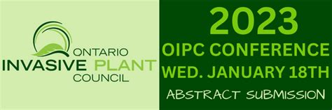 call for abstracts 2023 oipc conference ontario invasive plant council