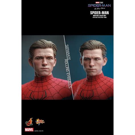 Hot Toys New Red And Blue Suit Spider Man Marvels Spider Man No Way