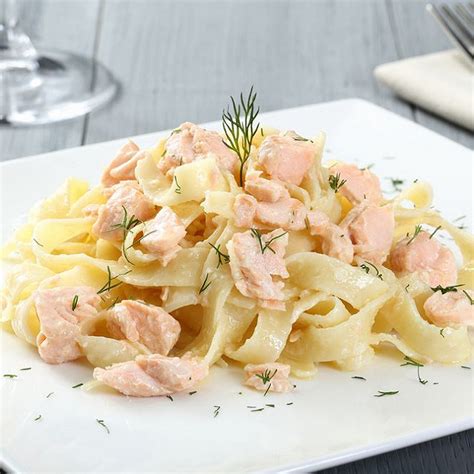 Recette Tagliatelles Fraîches Au Saumon Et Piment Despelette